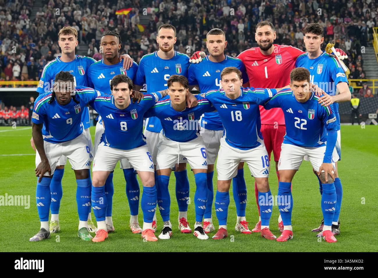 The Italian National Team Starting XI Stock Photo - Alamy
