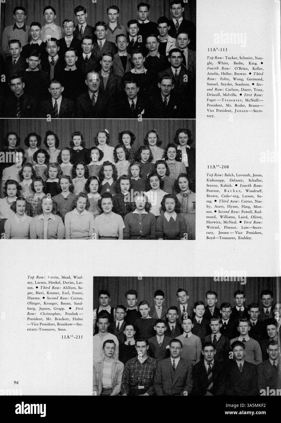 This 1940 Wahian yearbook from Washburn High School showcases the school's clubs, athletics ...