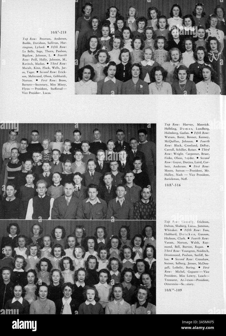 The Wahian 1940 yearbook from Washburn High School captures the 1940-1941 academic year ...