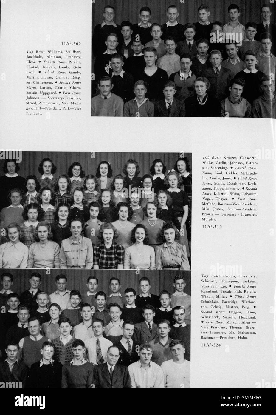 The Wahian 1940 yearbook captures the highlights of Washburn High School’s 1940-1941 school year ...