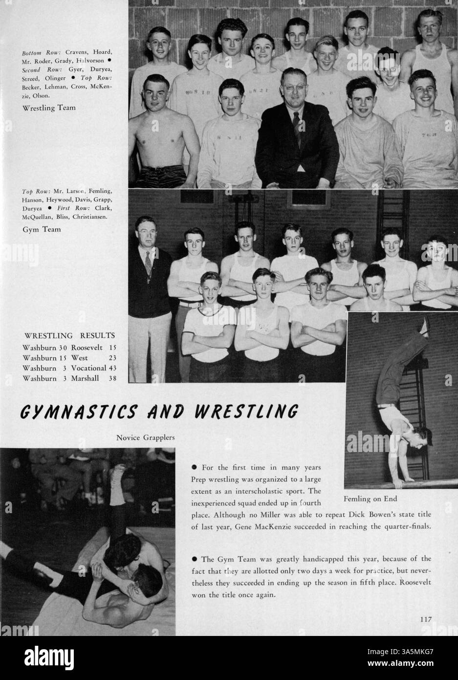 Extracurricular activities from the 1940 1941 school year hi-res stock ...