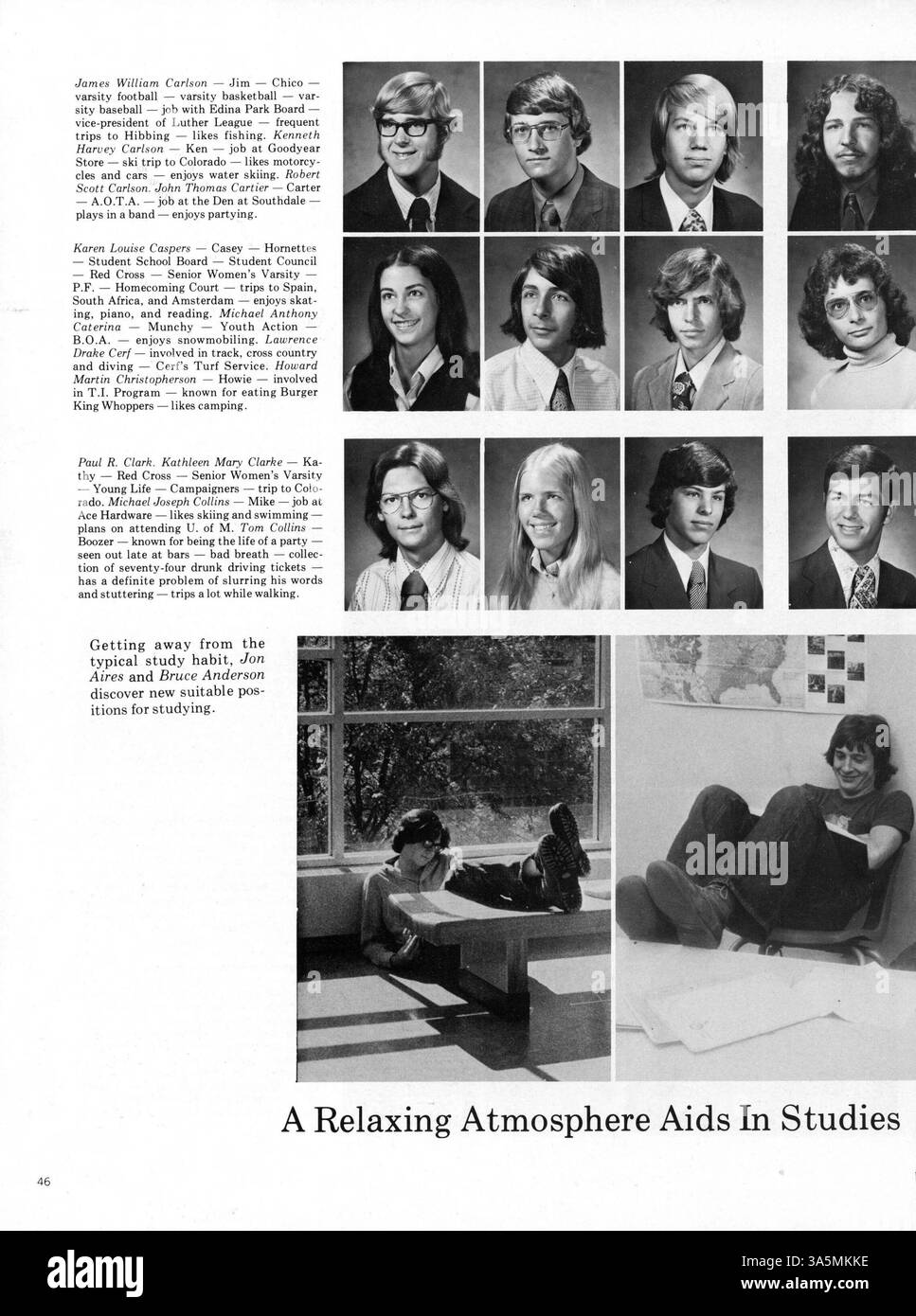 The 1974 Whigrean yearbook captures the essence of student life at ...