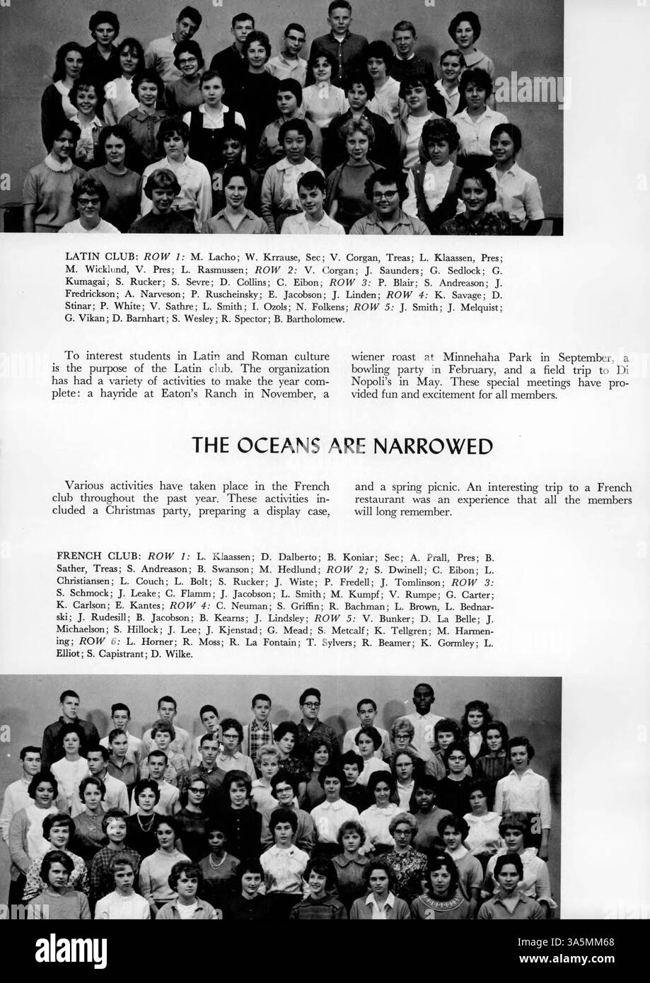The 1962 South High Yearbook, 'Tiger,' records the school year’s major ...