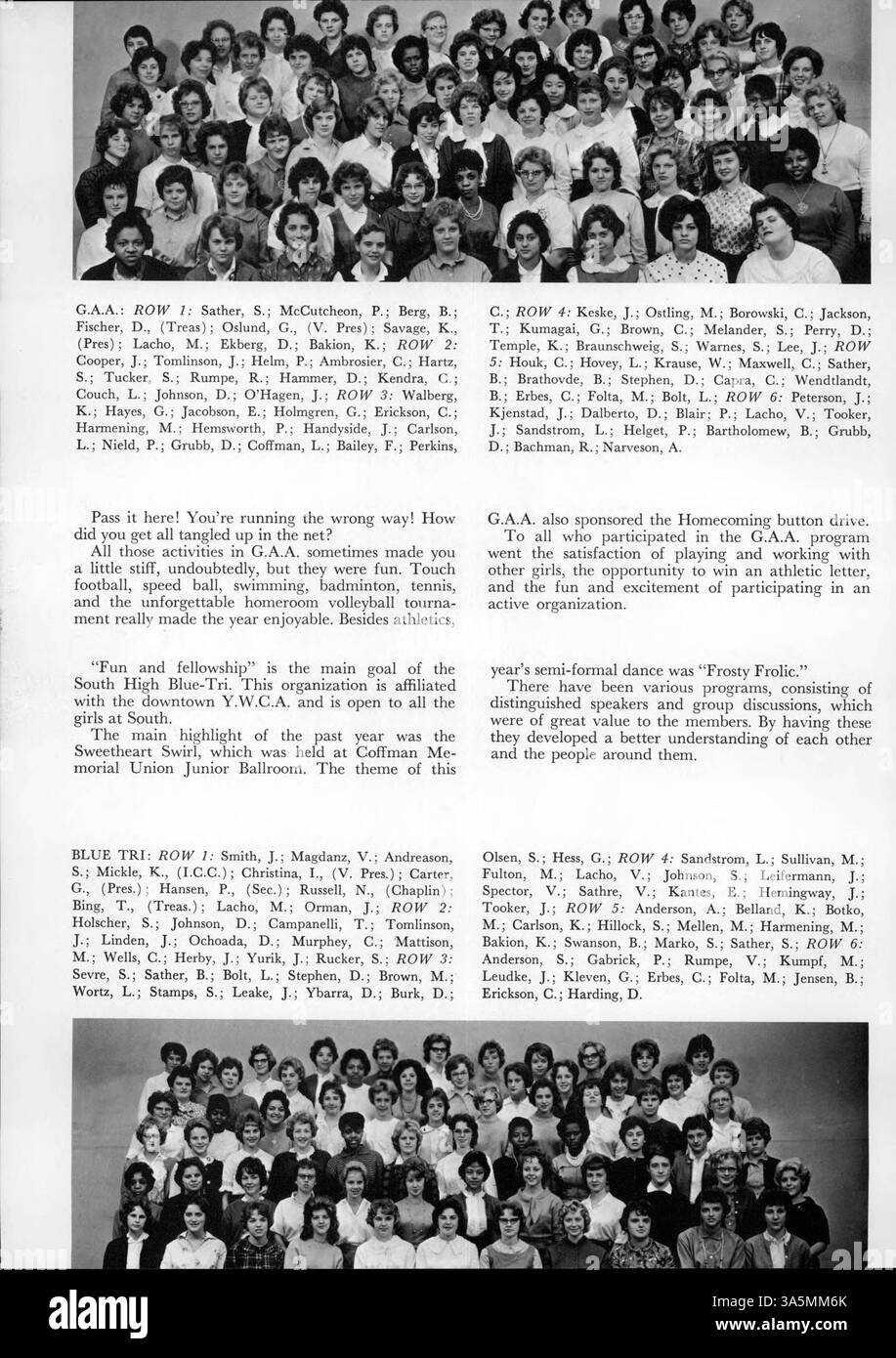 The 'Tiger' Yearbook from 1962 documents South High School’s 1961-1962 ...