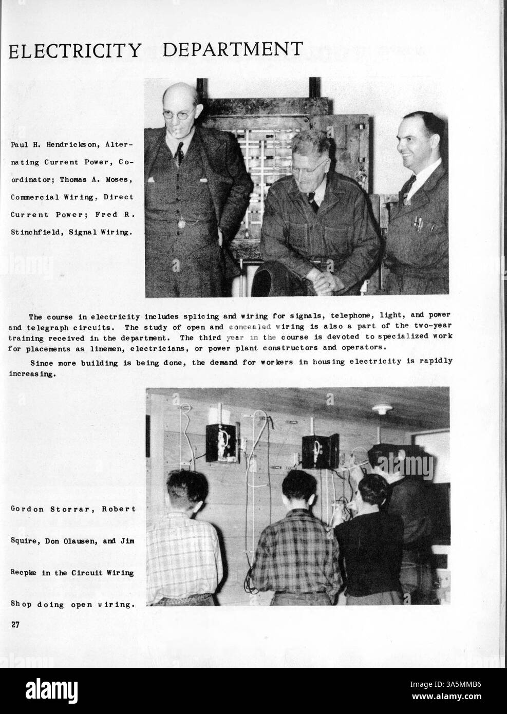 The Tradewind 1941 yearbook features key school events, including ...