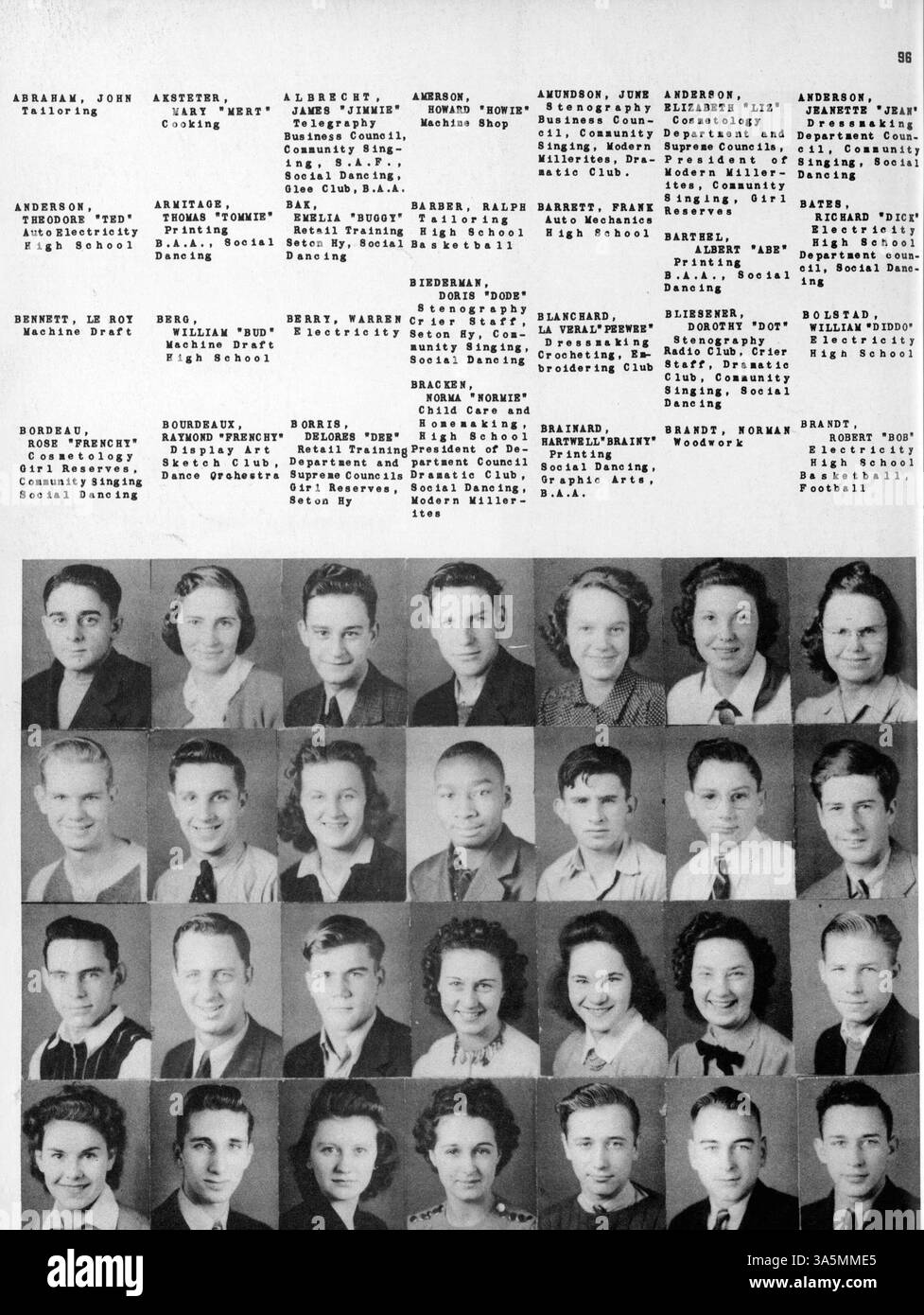 The Tradewind yearbook from 1941 chronicles the student body, faculty ...