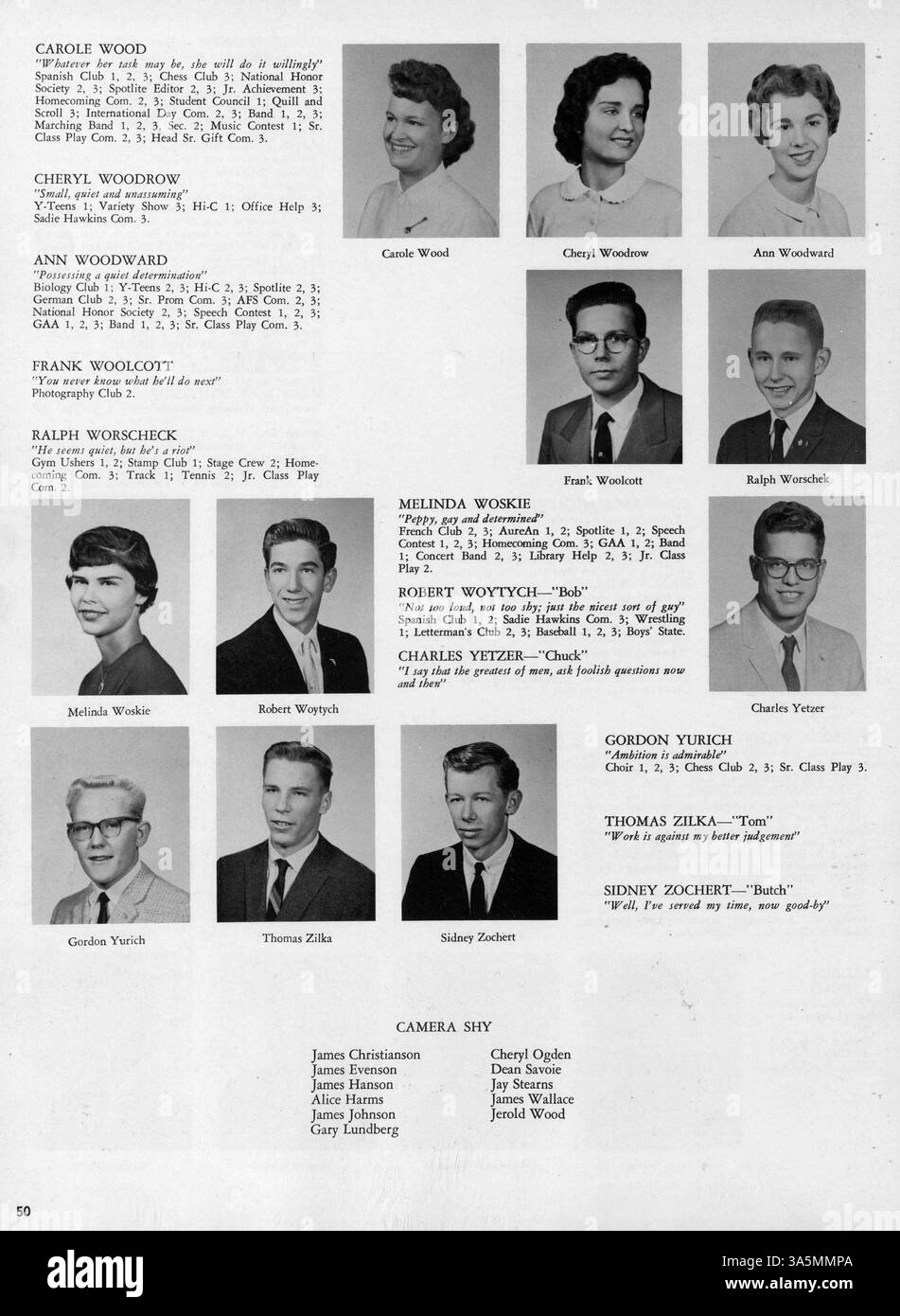 The 1961 Aurean yearbook from Richfield High School captures the 1960-1961 school year ...