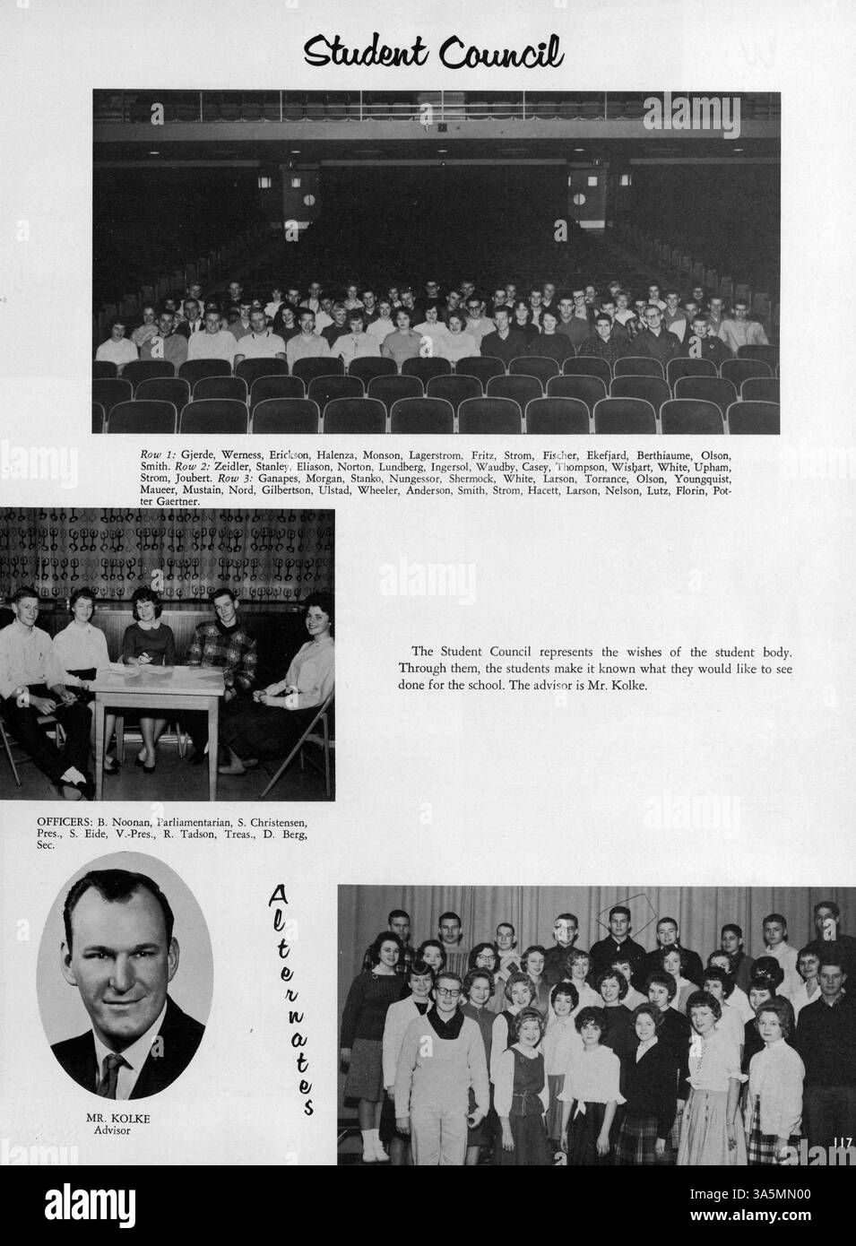 The 1961 edition of Richfield High School's Aurean yearbook records the ...