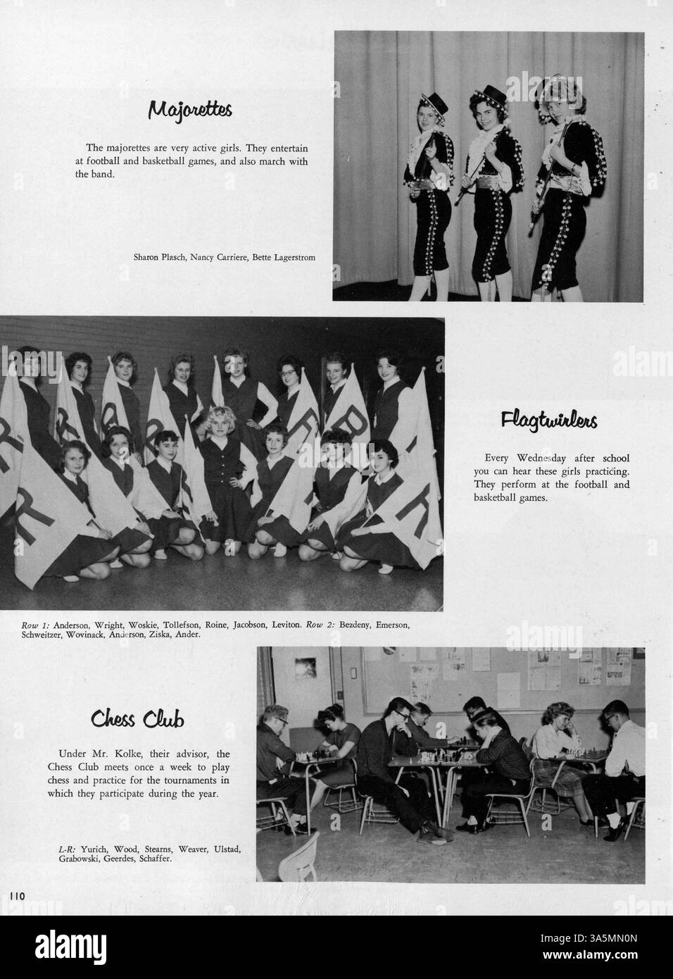 The 1961 Aurean yearbook from Richfield High School records the key ...