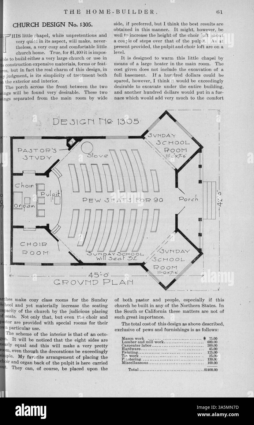 Keith's Home-Builder, 1899, highlights house designs, floor plans, and ...