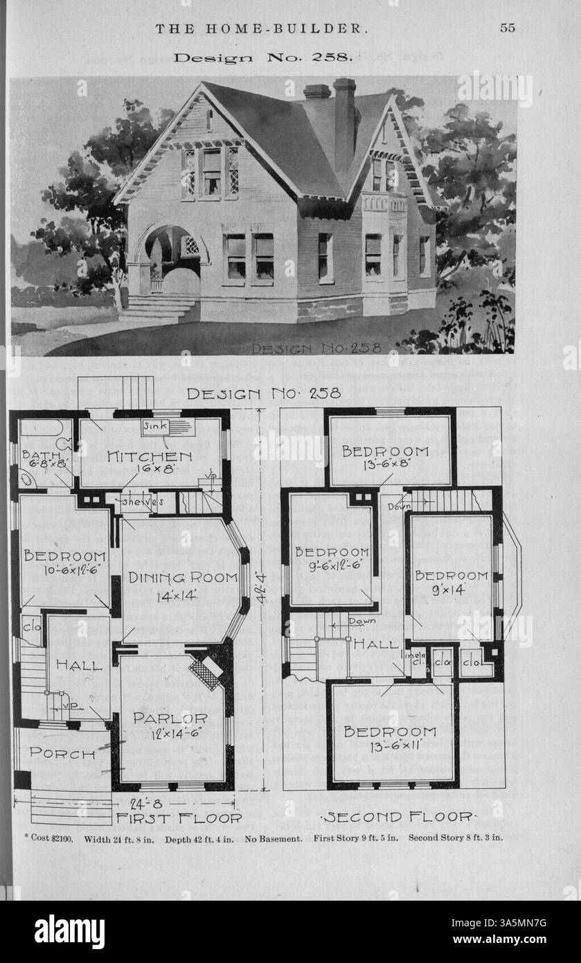 This issue of Keith's Home-Builder, 1899, provides architectural ...