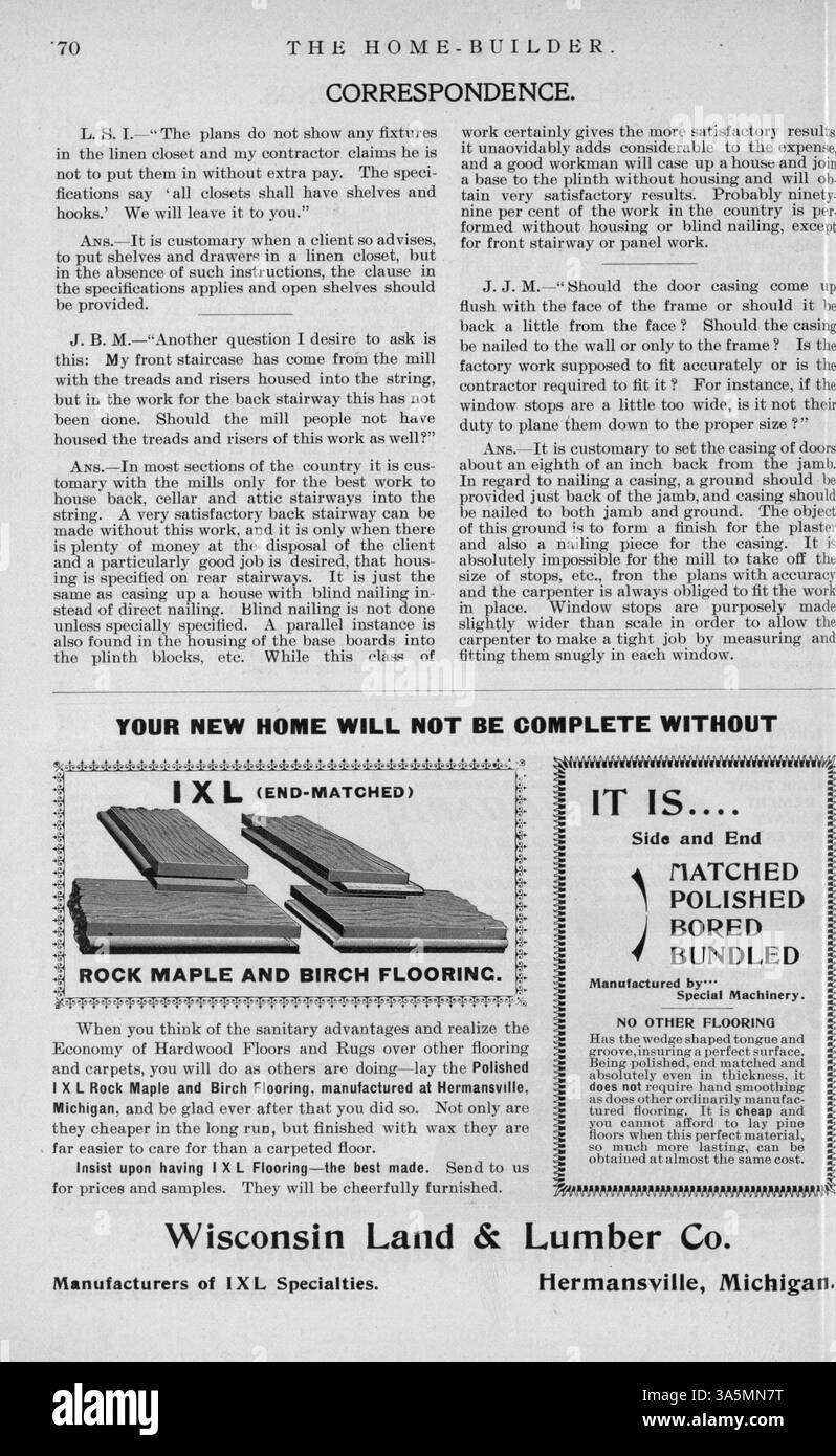 Keith's Home-Builder, 1899, features detailed illustrations ...