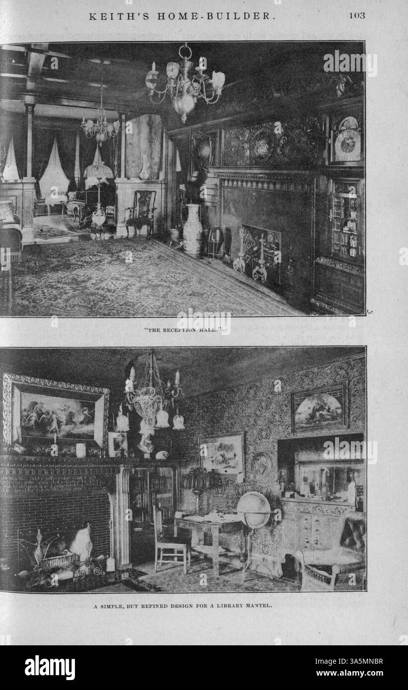 Keith's Home-Builder, 1899, published by Walter J. Keith, showcases ...