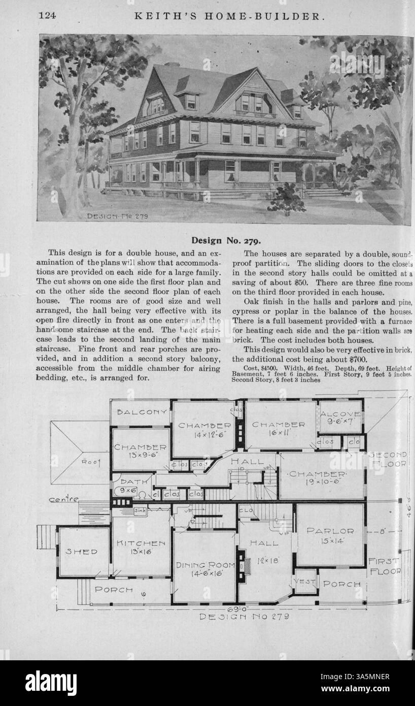 Provides house designs with detailed descriptions hi-res stock ...