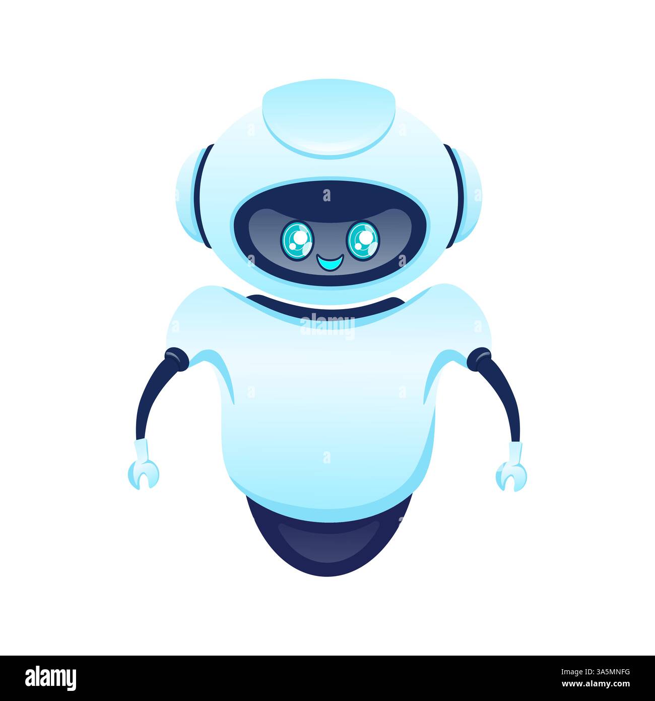 Software bot flat design Cut Out Stock Images & Pictures - Alamy