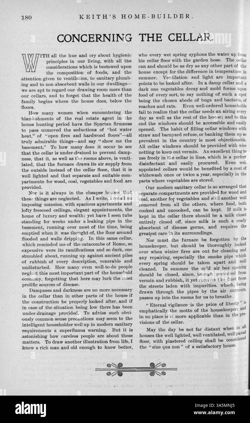 Keith's Home-Builder (1899) features house designs with detailed floor ...