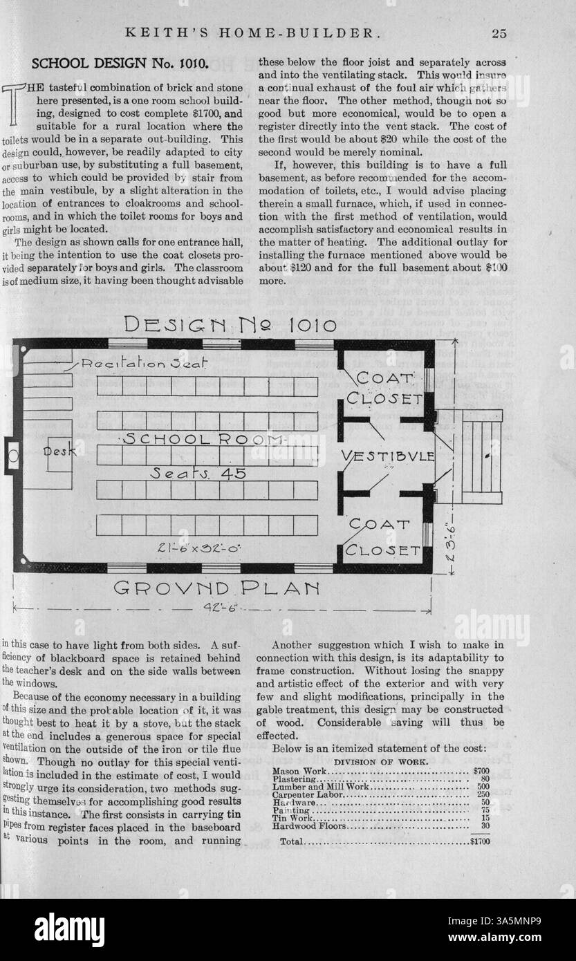 This 1899 magazine, Keith's Home-Builder, features designs, plans, and ...