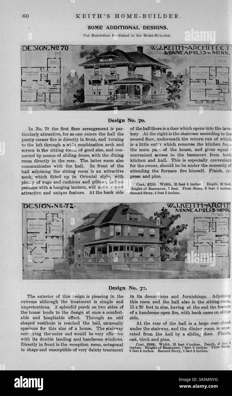 Walter J. Keith’s Keith's Home-Builder (1899) featured house designs ...