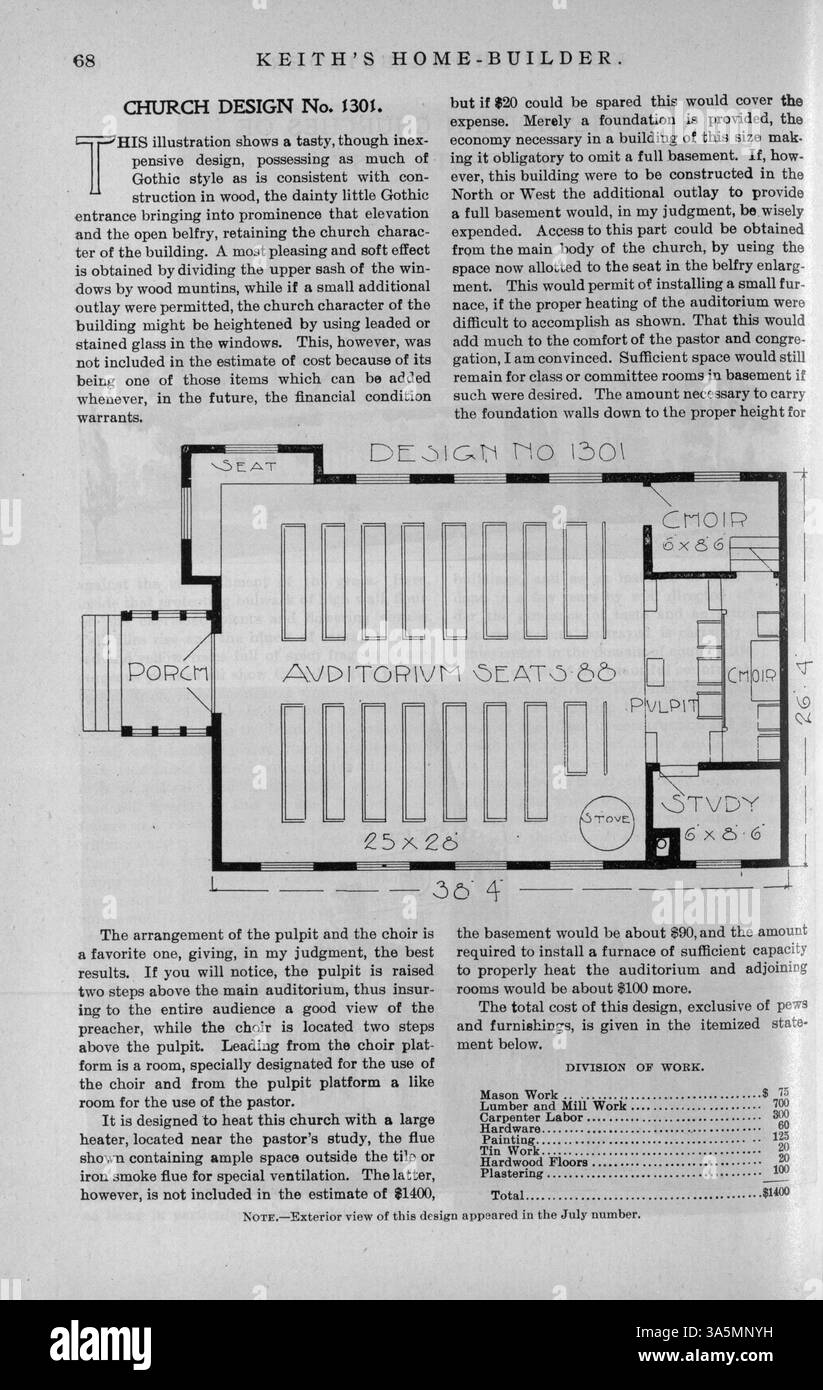 Keith's Home-Builder (1899), edited by Walter J. Keith, features ...