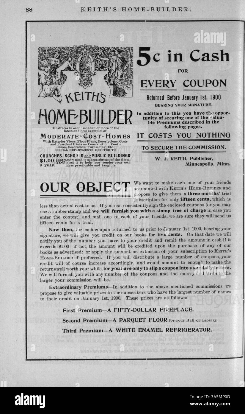 Architectural features the magazine covers home building hi-res stock ...