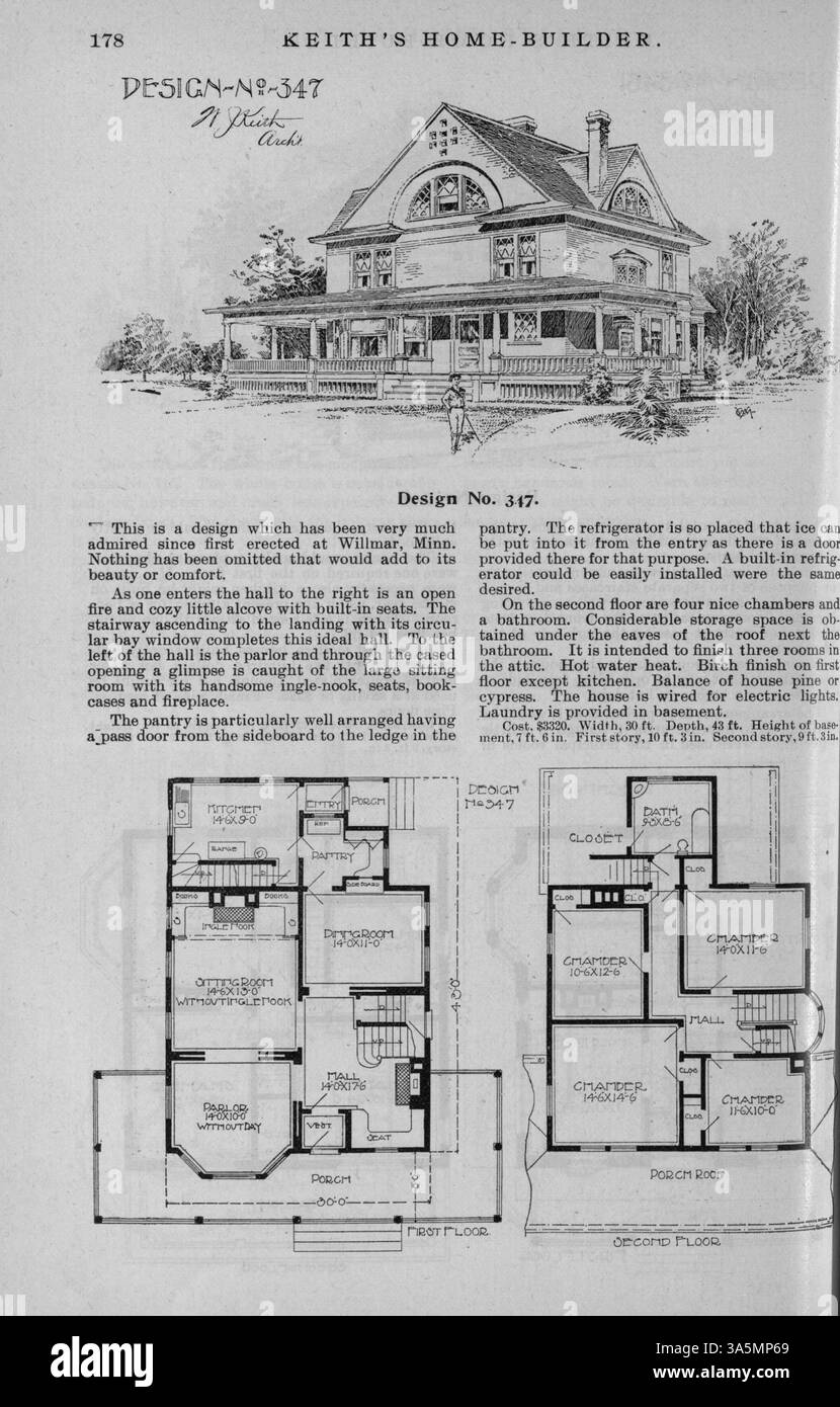 Published eleven issues in 1899 it featured house designs hi-res stock ...