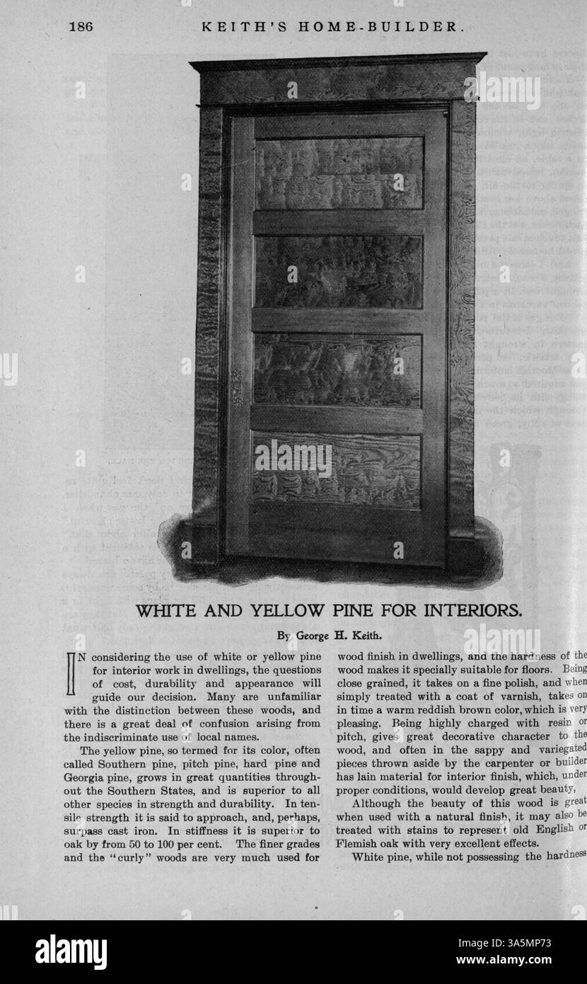 Was a 1899 magazine featuring house designs hi-res stock photography ...