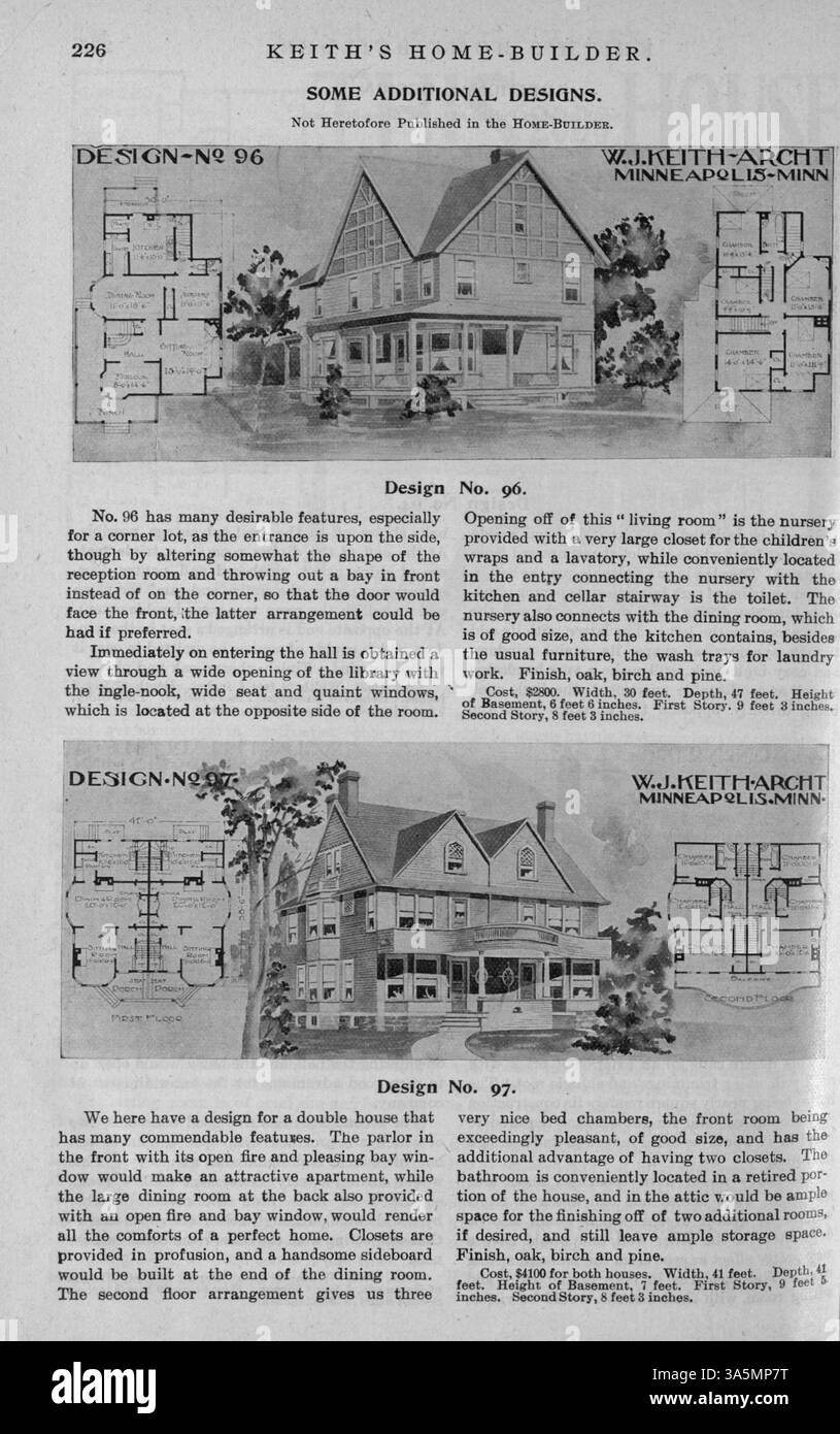 Keith's Home-Builder, published in 1899 by Walter J. Keith, provides ...