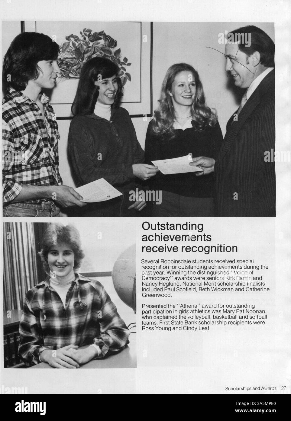 This high school yearbook from 1980 highlights the academic and social ...