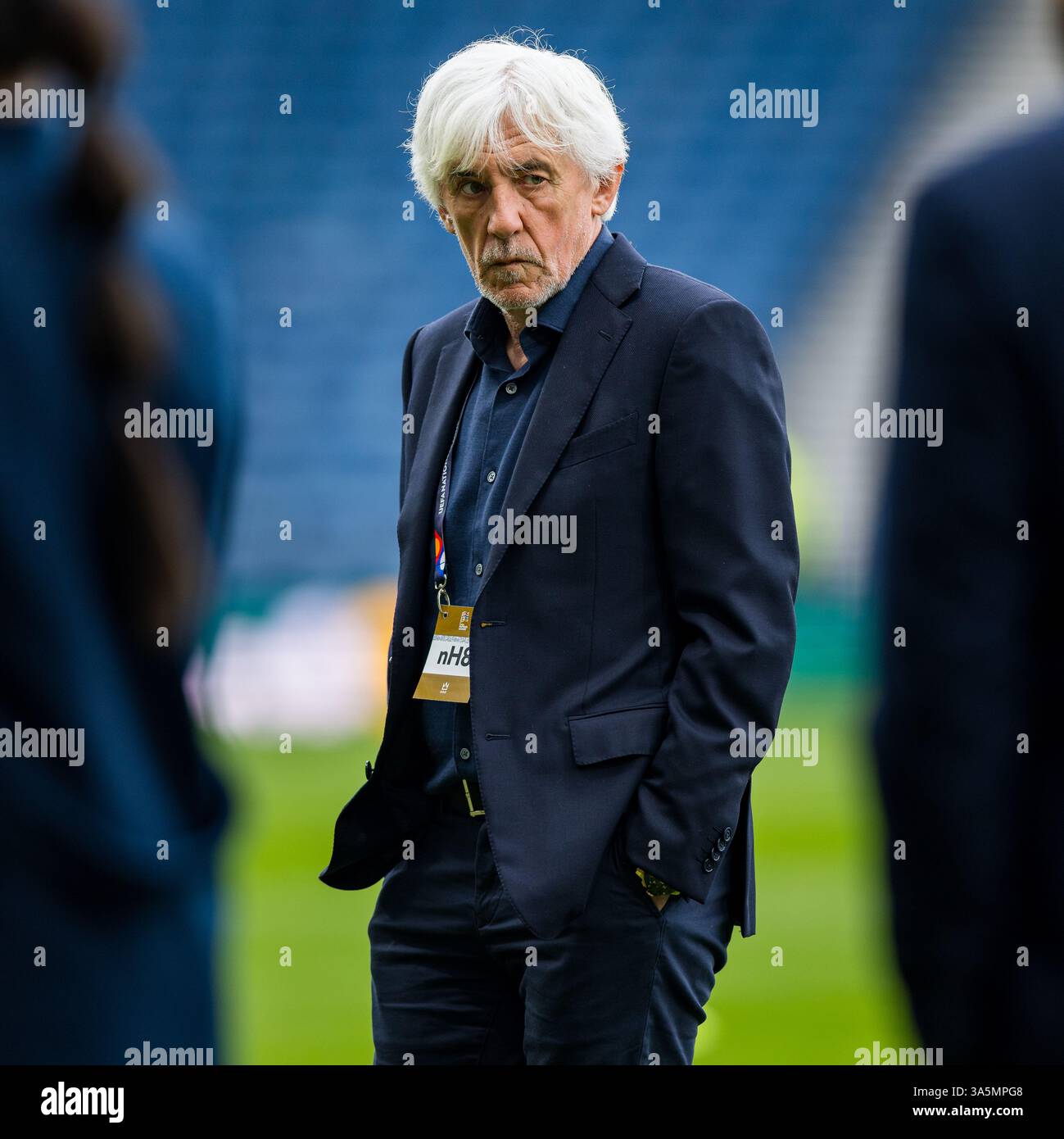 Glasgow, Scotland. 23 March 2025. Ivan Jovanović (Greece Manager ...