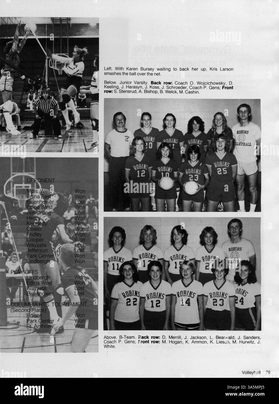 This 1980 Robbinsdale High School yearbook documents school life ...