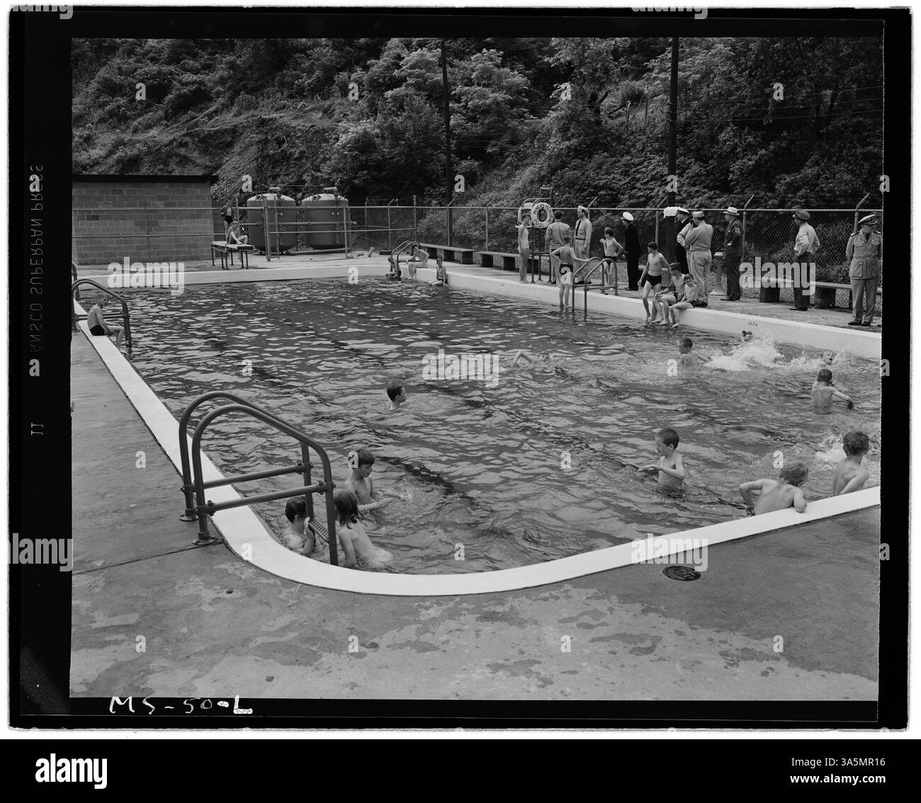The Miners' Memorial Swimming Pool in Scott's Run Area, Monongalia ...
