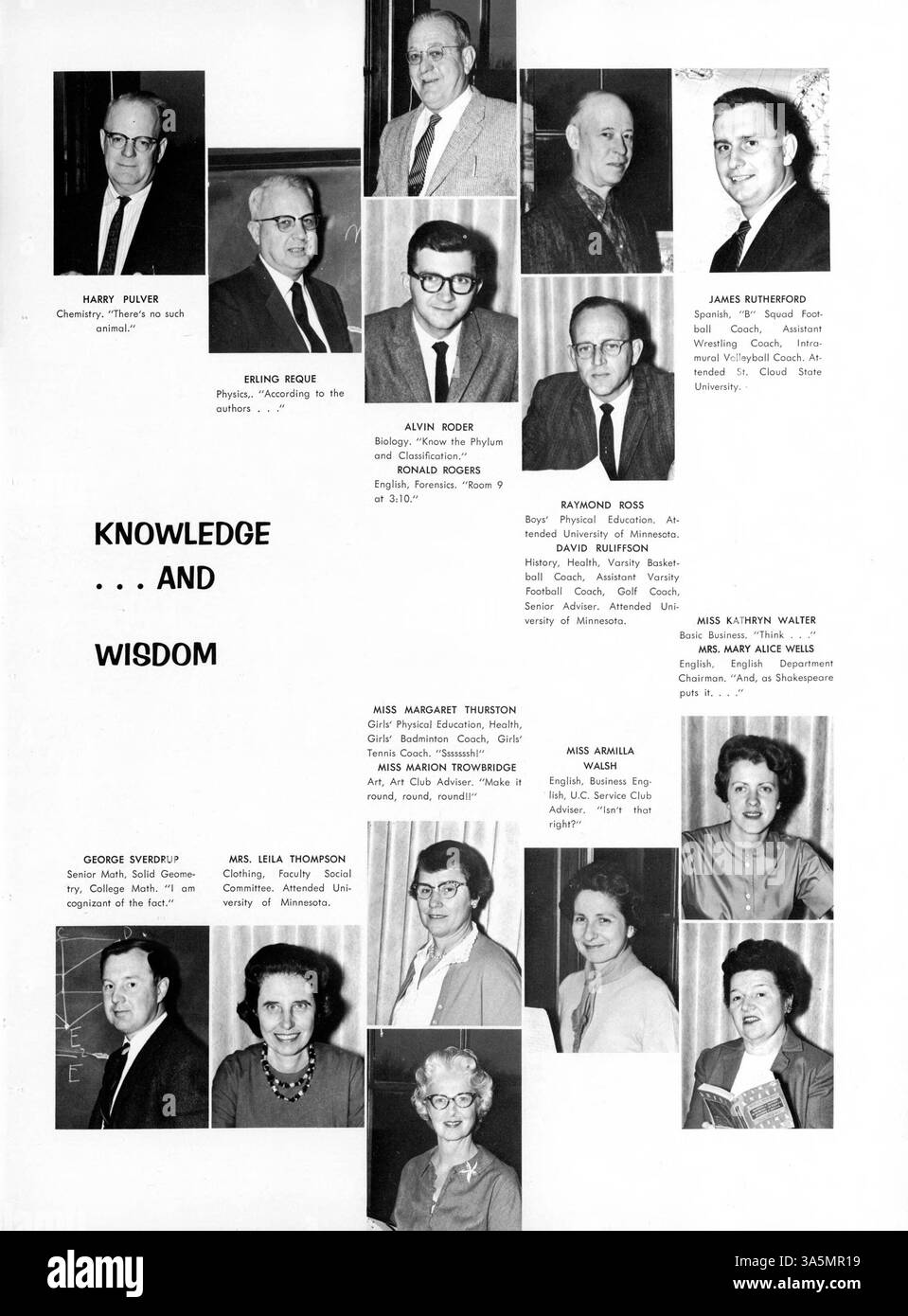 The 1962 Wahian Yearbook provides a snapshot of student life, faculty ...