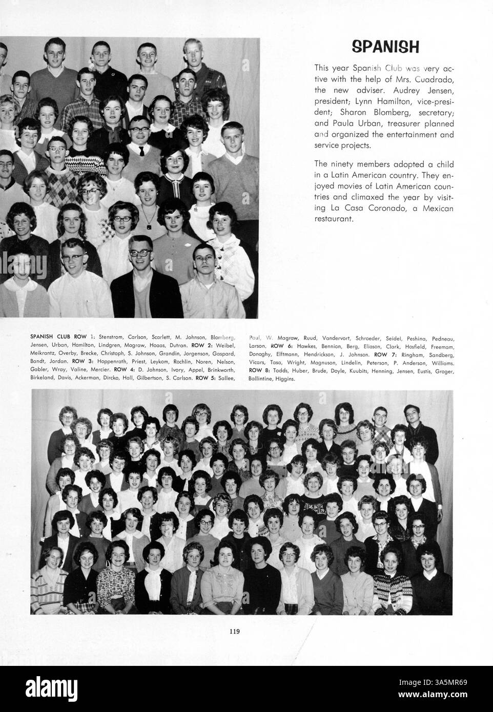 This 1962 Wahian Yearbook from Washburn High School documents student ...