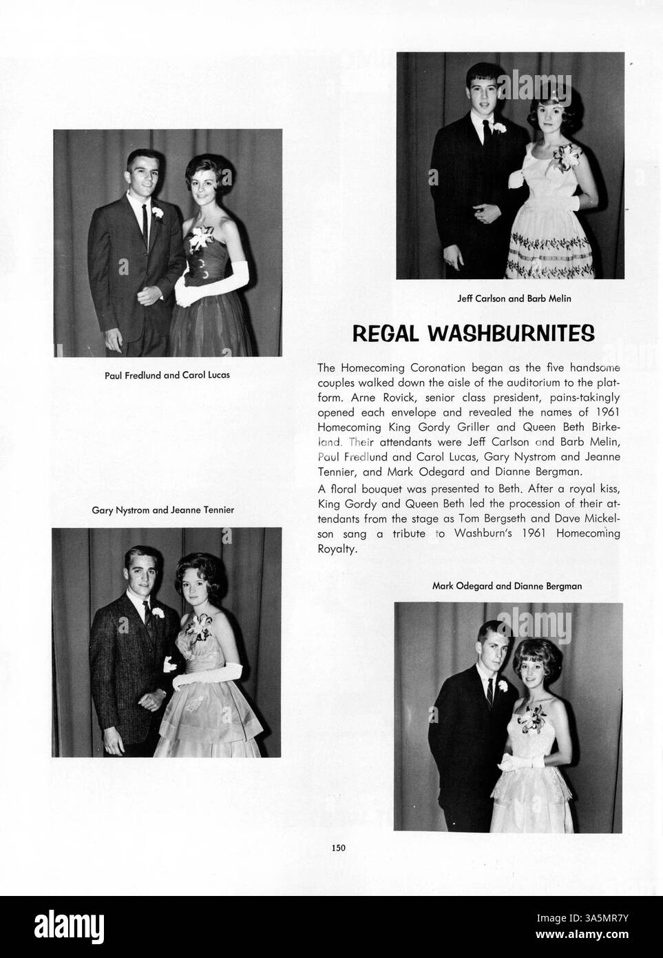 This 1962 Wahian yearbook documents the Washburn High School experience ...