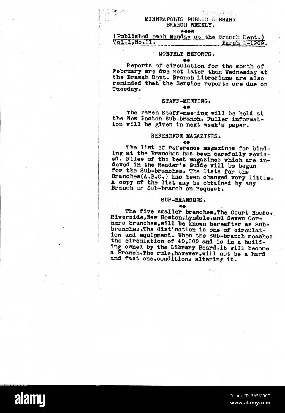 The 1909 edition of the Minneapolis Public Library Official Bulletin ...