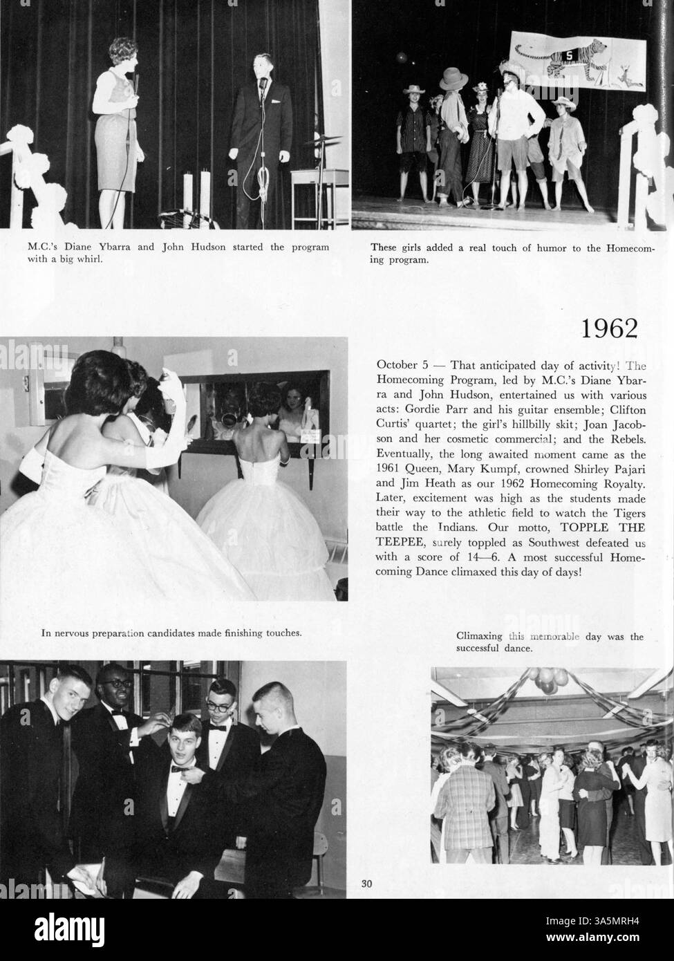 The 1963 South High Yearbook reflects the events and highlights of the ...