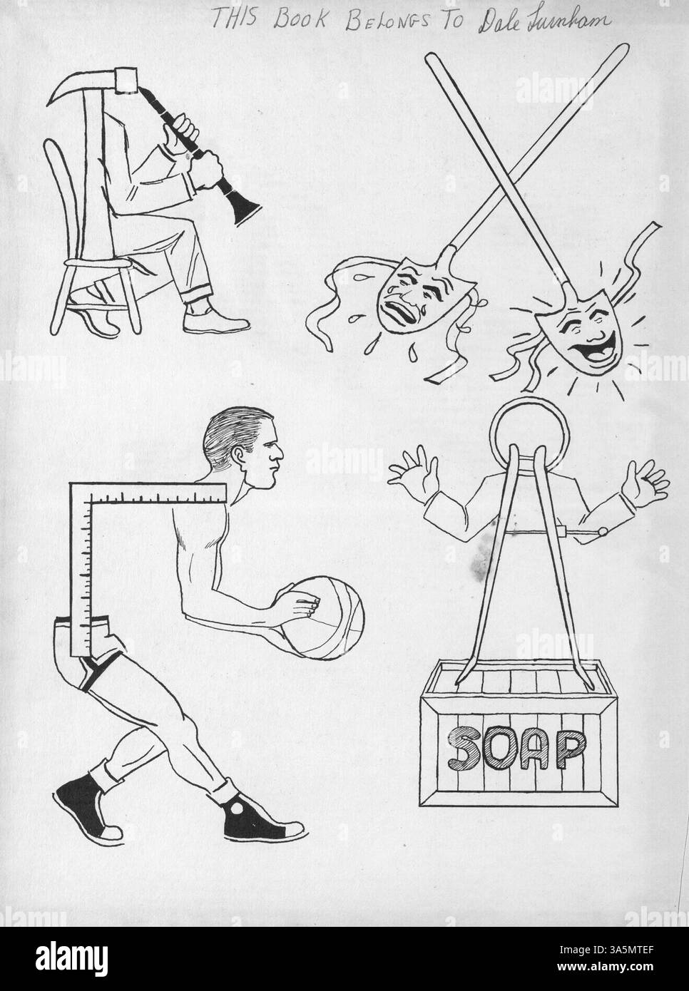 The 1951 Wayzata High School Yearbook, documenting the students ...