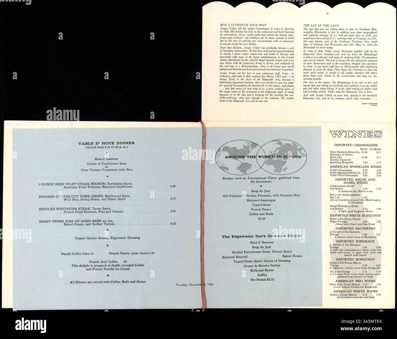 Edgewater Inn's menu includes a selection of classic American dishes ...