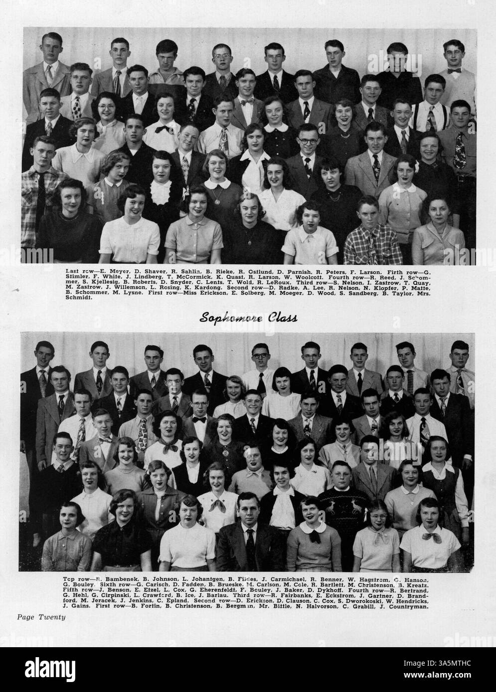 The 1951 Wayzata High School Yearbook, The Wayako, documents the events ...