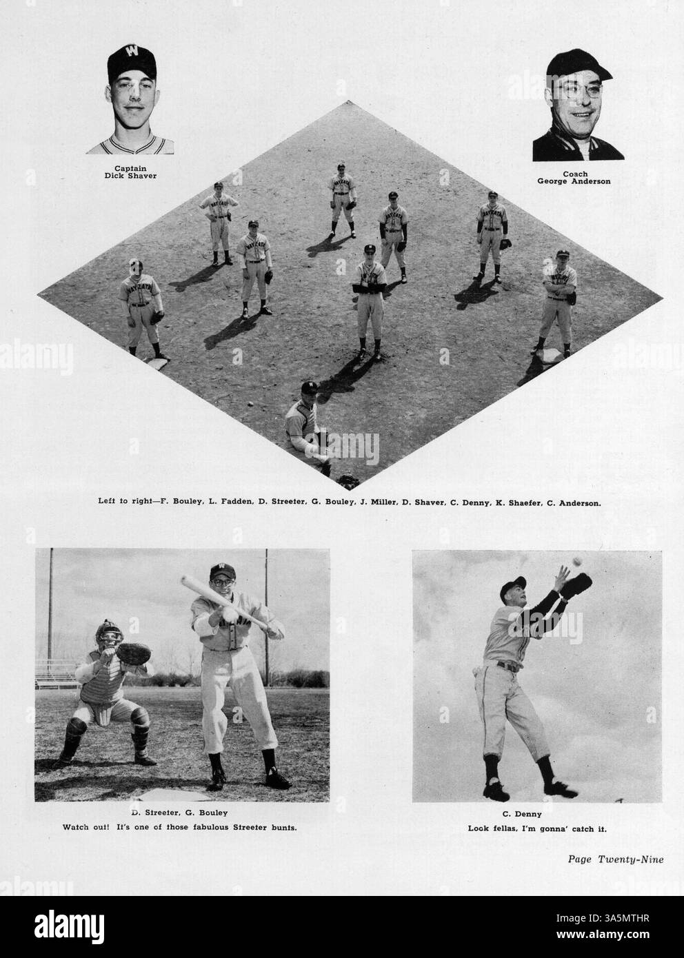 The 1951 Wayzata High School Yearbook, The Wayako, documents the ...