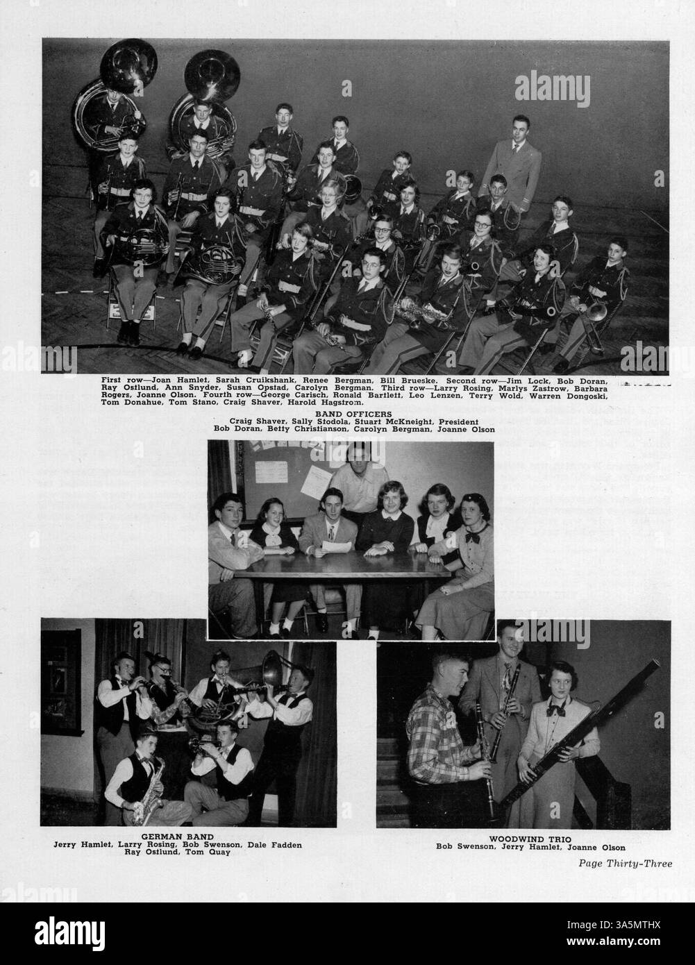 The 1951 Wayzata High School Yearbook, The Wayako, showcases the ...