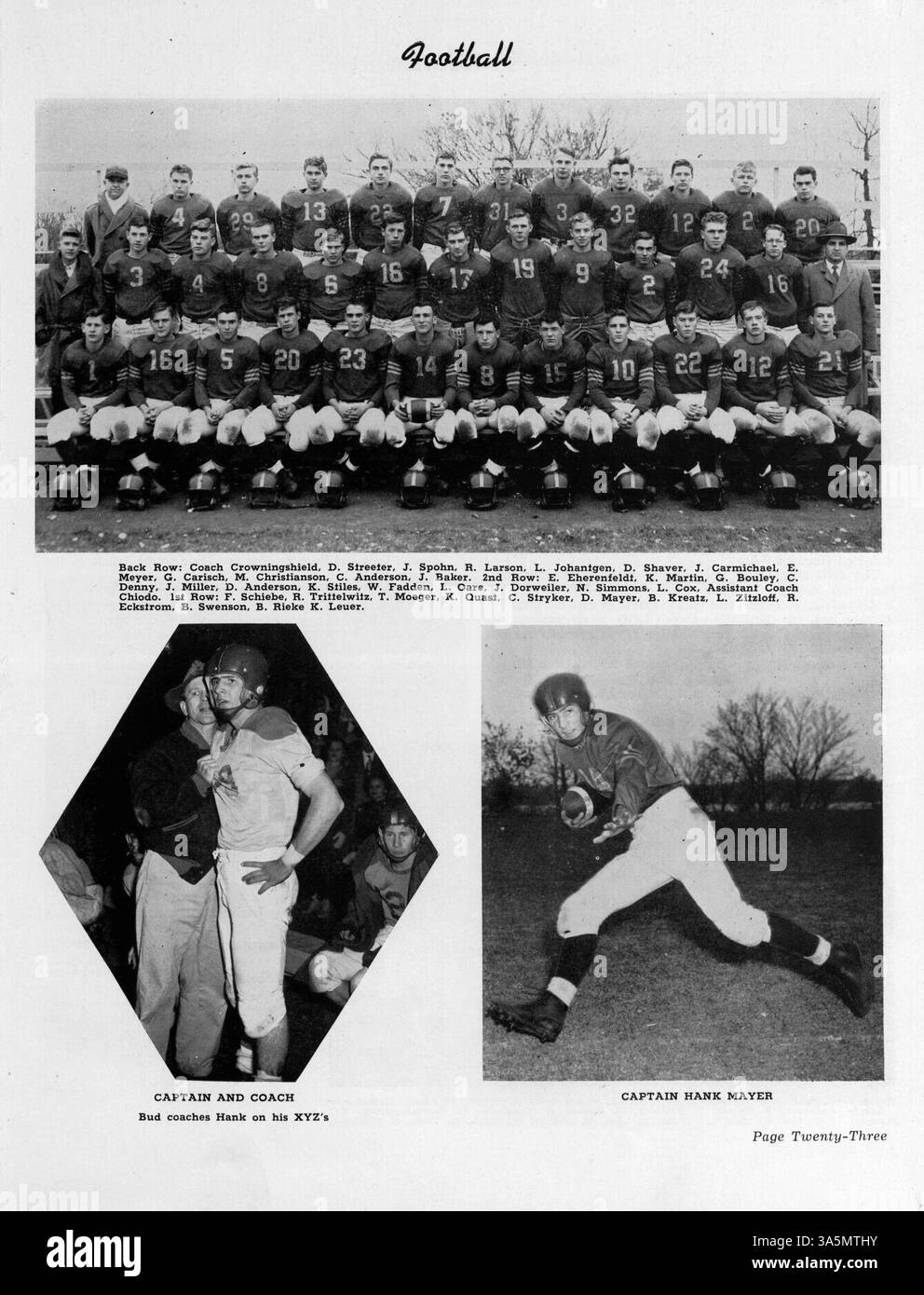 Notable events from the 1950 1951 school year hi-res stock photography ...