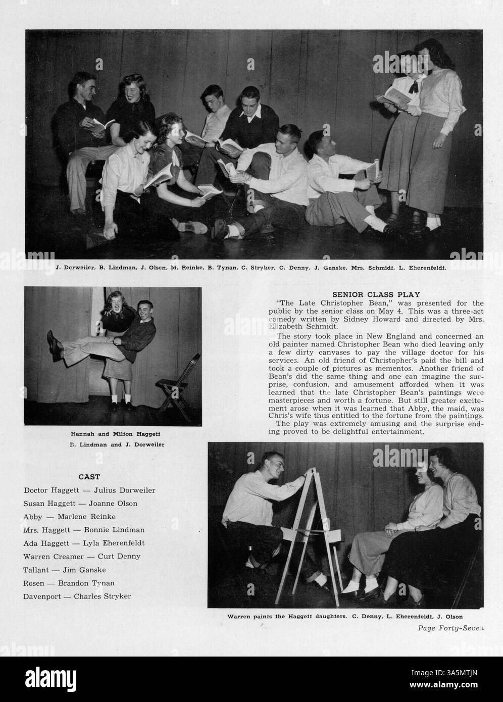The 1951 Wayzata High School Yearbook, The Wayako, highlights the ...