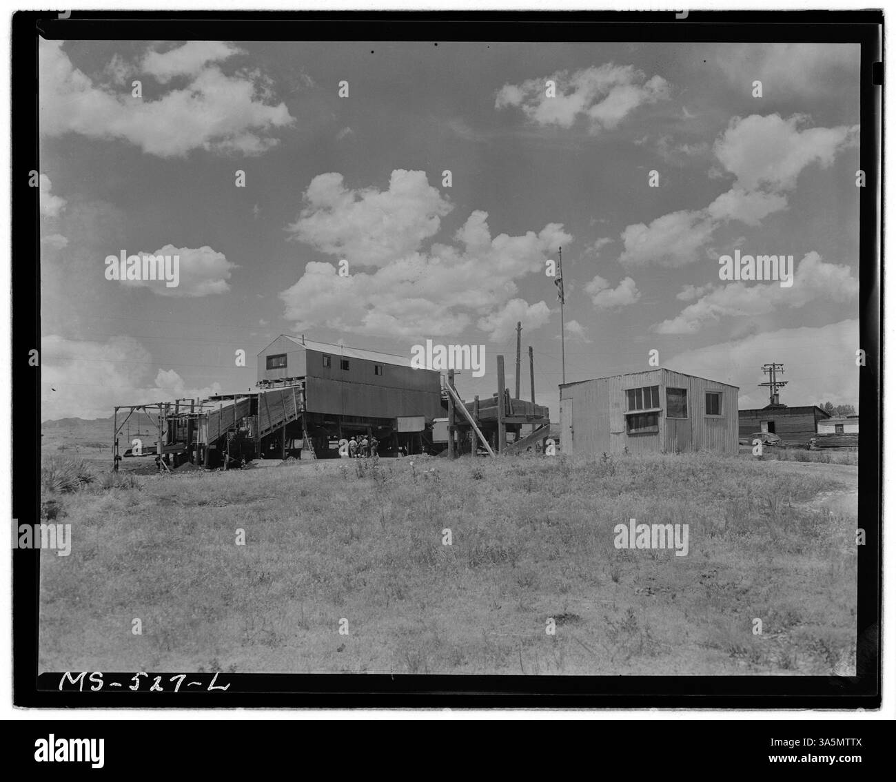 The tipple and scale at Pluto Coal Mining Company’s Pluto Mine in ...