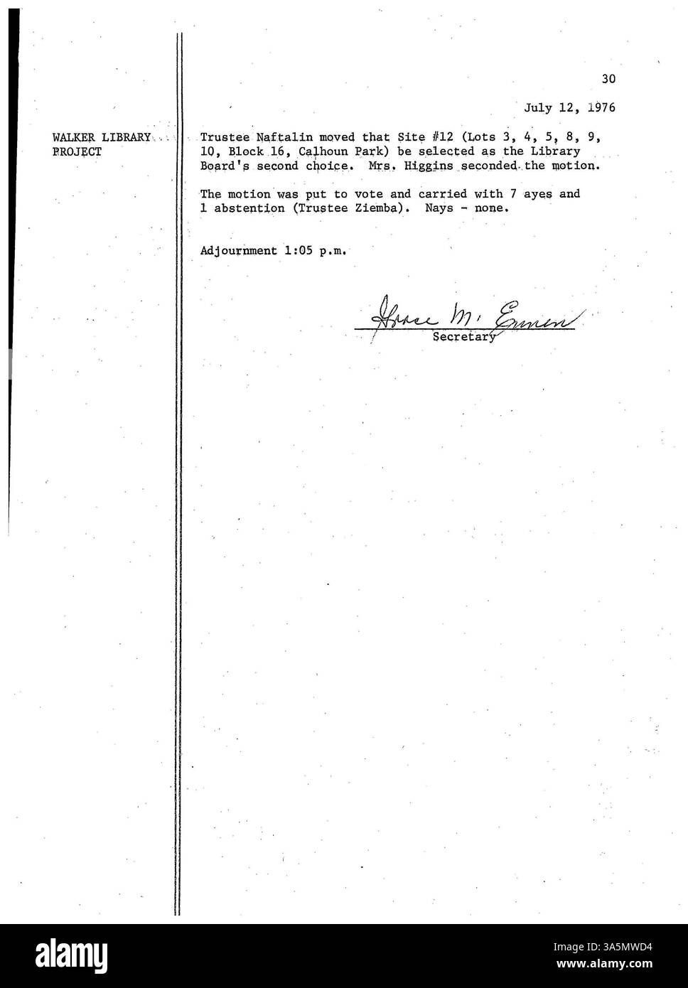 The official minutes of the 1976 Minneapolis Public Library Board of ...