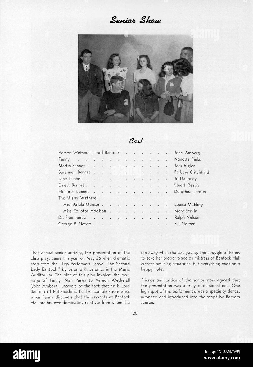 This 1944 Bisbila yearbook from University High School showcases the ...