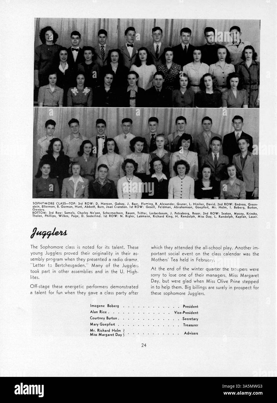 The 1944 Bisbila yearbook from University High School captures the ...