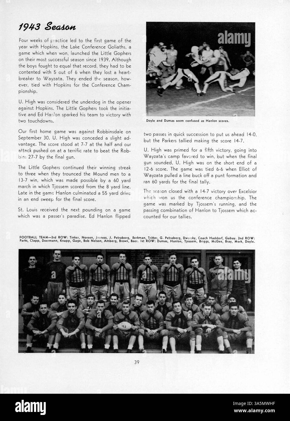 Documents the 1943 1944 school year at university high school hi-res ...