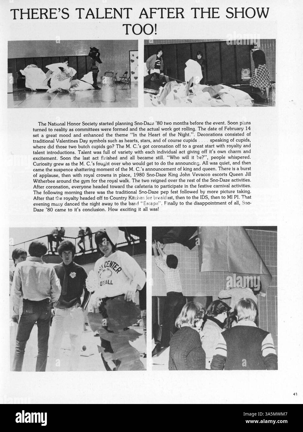 'Pieces of Eighty', the 1980 Park Center High School yearbook, reflects on the important moments ...