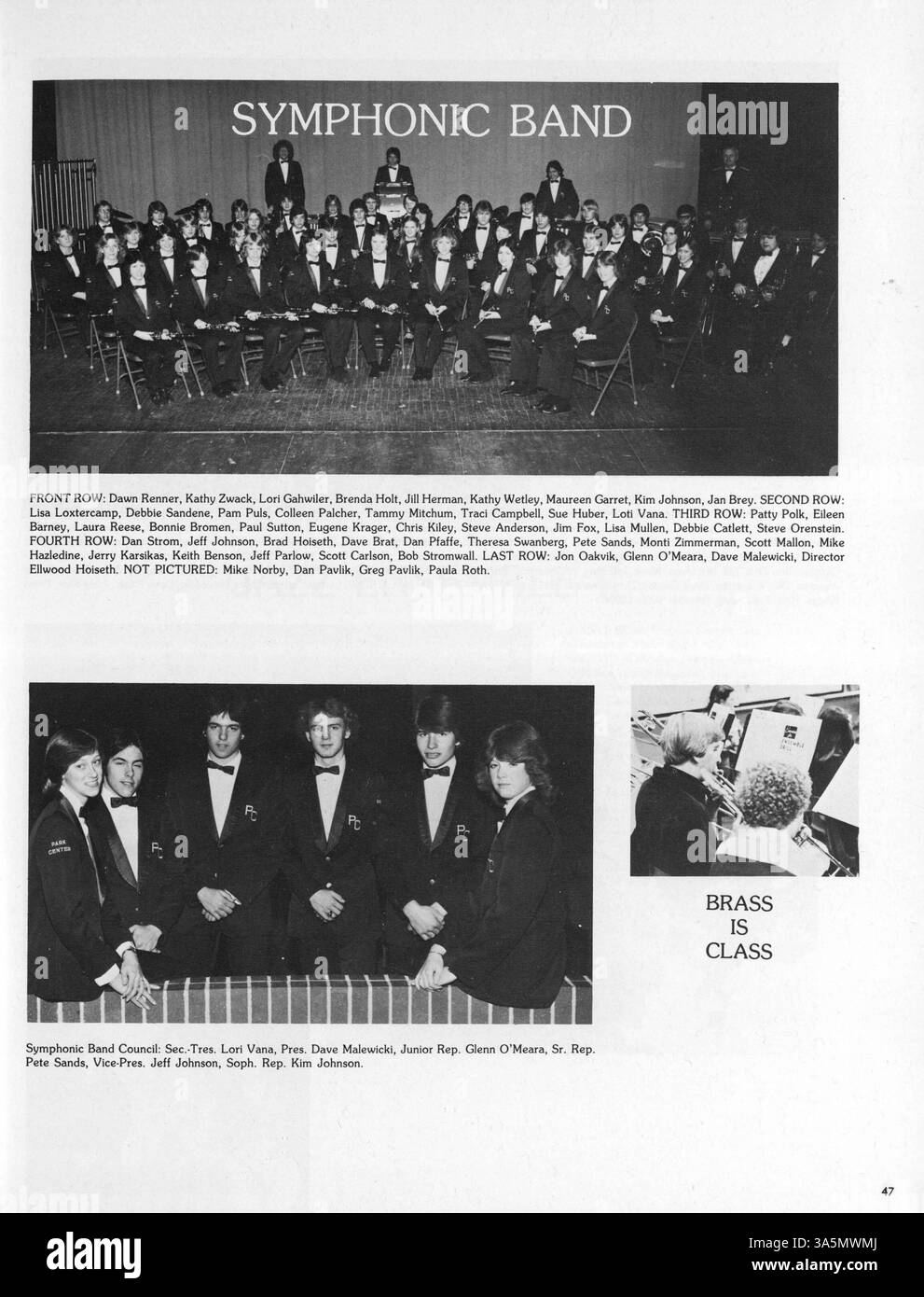 The 'Pieces of Eighty' yearbook, created in 1980, features images and details of Park Center ...